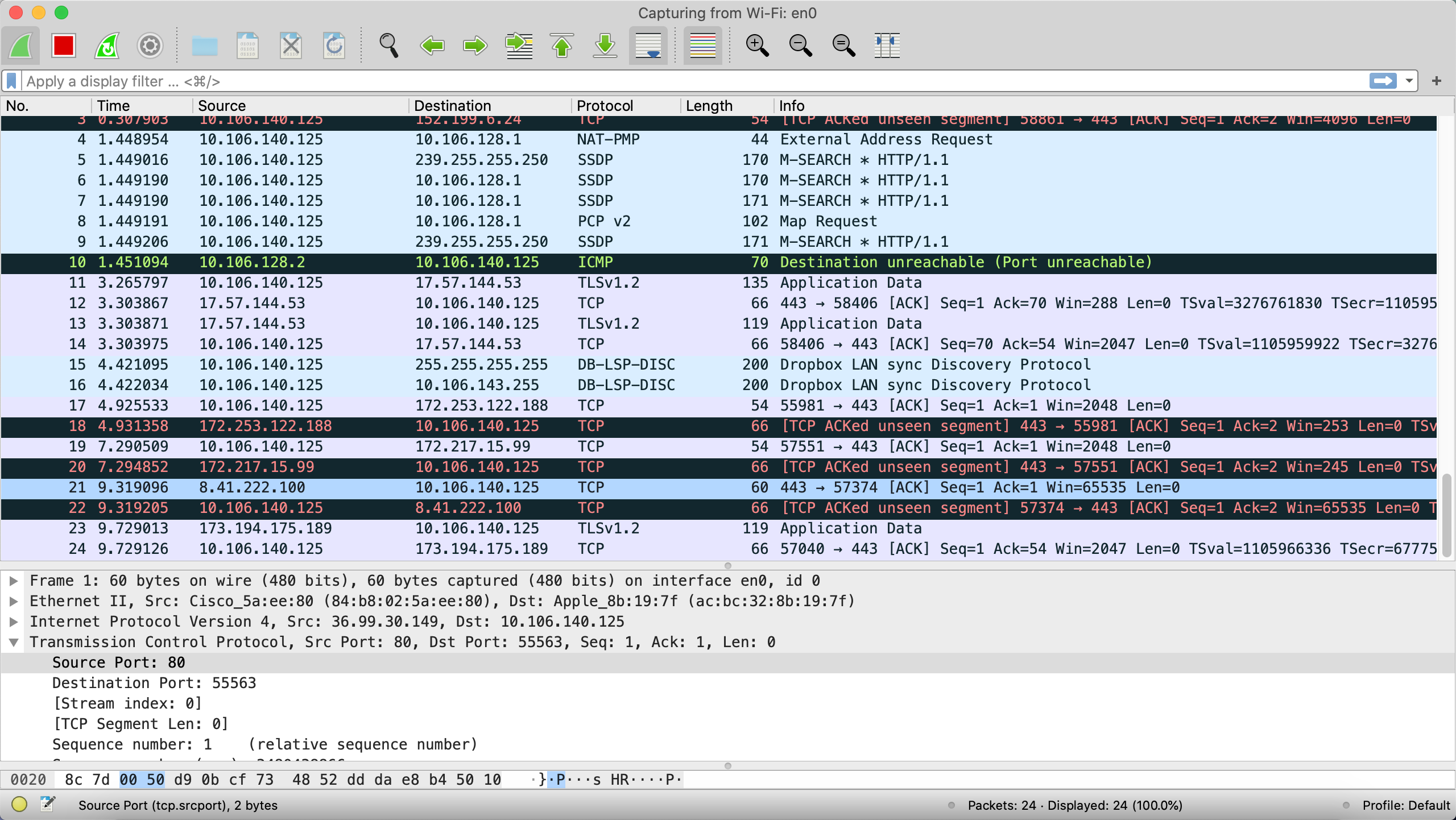 The Curious Mr.X analyzing malicious network reconnaissance by wireshark | Adv. Networking and ...